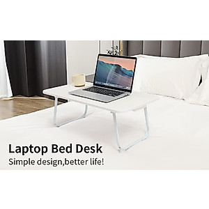 [28' x 16'] Extra Large Foldable Laptop Table for Bed, Floor Desk - Great for Eating, Study, Computer Use & Writing (Pink)