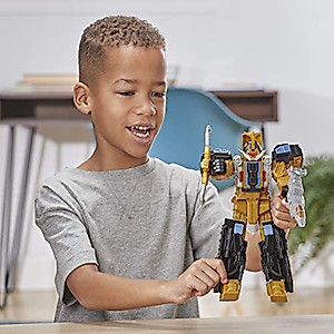 Power Rangers Beast Morphers Beast Wrecker Zord 10-Inch Action Figure Toy Inspired by Gold Ranger’s Zord in TV Show