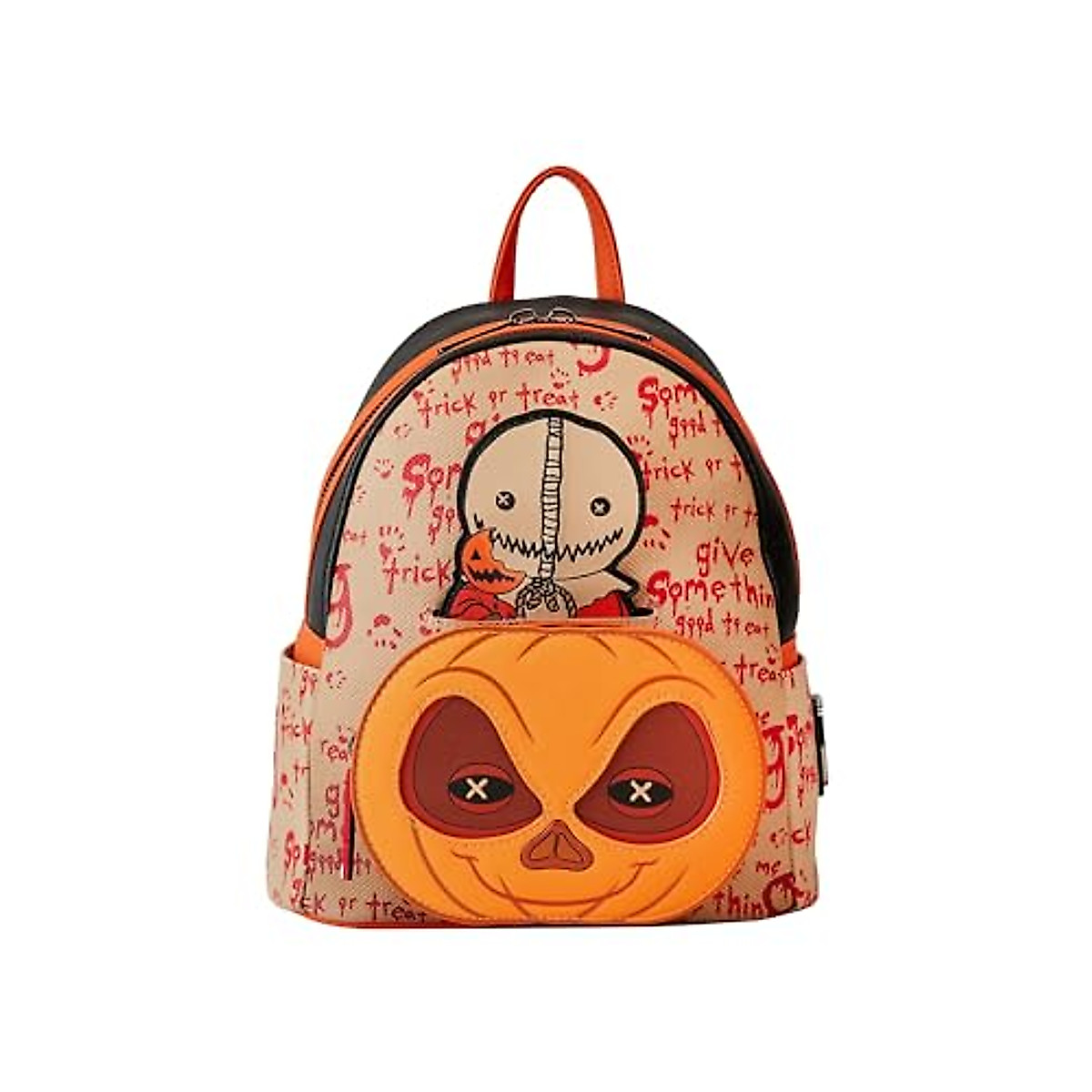 Loungefly Trick 'r Treat Sam Pumpkin Mini Backpack
