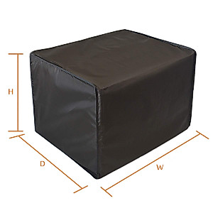 Jeacent Window air Conditioner Covers for Outside Bottom Covered, Window ac Covers for Outside 21Wx16Dx15H,Window air Conditioner Cover.