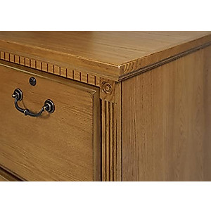 Martin Furniture Huntington Oxford 2 Drawer File Cabinet, Wheat - Fully Assembled