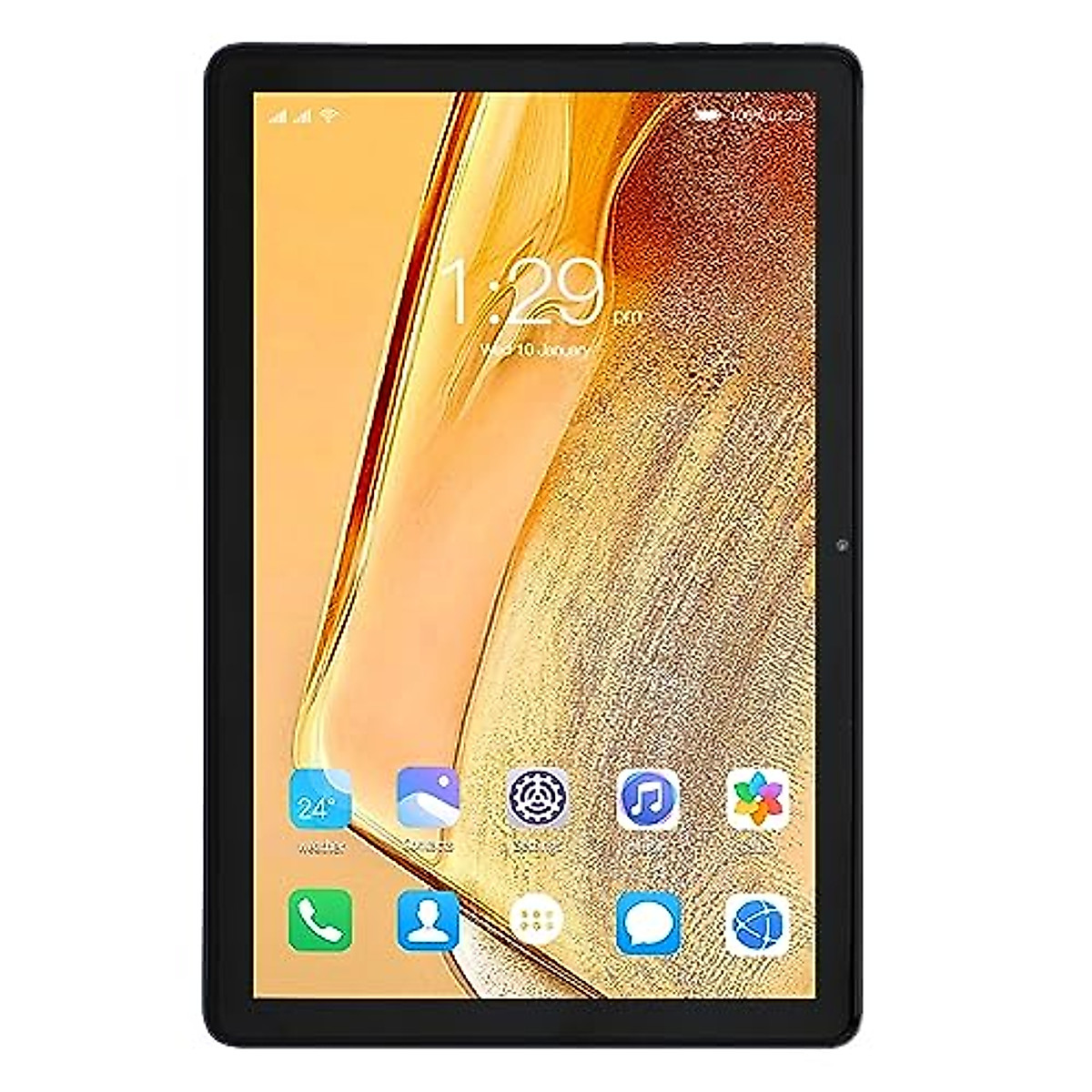 Airshi Gaming Tablet Office Tablet US Plug 100‑240V 12GB RAM 256GB ROM Dual Camera for School (Dark Blue)