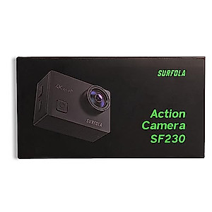 Action Camera 4K WiFi - 40M Waterproof Underwater Camera Motorcycle Helmet Camera Support 128G TF Card for Diving Riding Hiking,External Microphone, 2*Batteries and Mounting Accessories