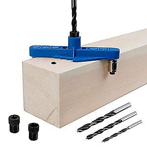74 pcs handheld dowel jig kit 2 in 1 Center Scriber Line doweling hole jig with Wood Dowels Pins Drill Bits for Woodworking Drilling and Marking