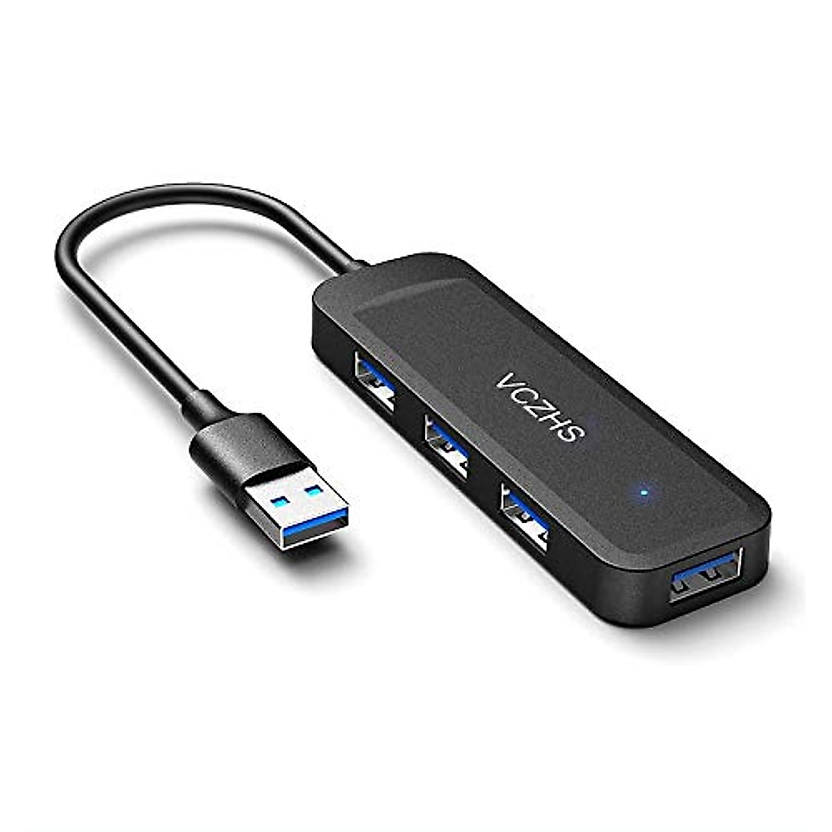 USB 3.0 Hub, VCZHS 4-Port USB Hub 3.0, Ultra-Slim Data USB Hub for Mac and Windows, Ultrabook and Laptop Flash Drive, Mobile HDD USB Hub 3.0