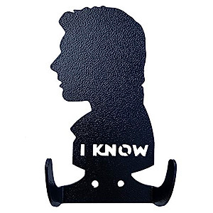 HeavenlyKraft I Love You I Know Steel Wall Coat Hook Dual Holder for Living Room Hat Hanger Bathroom Towel Kitchen Strong Garage Storage Organizer Utensil Hook I love you Gift Size 5.9 X 3.14 X1.35 In