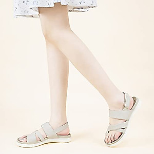 Orthopedic Sandals for Women Plantar Fasciitis Walking Flip Flops with Arch Support Comfy Athletic Sport Hiking Sandals Adjustable Hook Loop Bunion Walking Sandals Women Outdoors