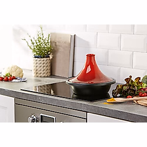 Le Creuset Enameled Cast Iron Moroccan Tagine, 2.5 qt., Cerise