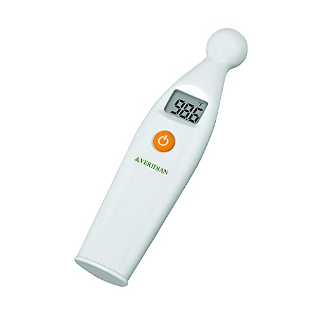 Veridian Healthcare Temple Thermometer | Infrared Measurements | Fast 6-Second Readout | Fever Alert | Backlit Display | Programmable Timer | 1-Year Warranty
