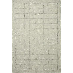 Loloi Chris Loves Julia x Francis Collection FRA-03 Silver/Sky, Contemporary 7'-9" x 9'-9" Area Rug