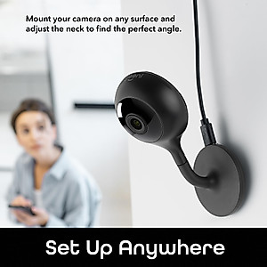 Geeni LOOK Indoor Smart Security Camera, 1080p HD Surveillance with 2-Way Talk and Motion Detection, Works with Alexa and Google Assistant, No Hub Required (1 Pack)