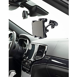 Ramtech Car Truck GPS & Tablet Windshield Mount, Suction Cup Holder with Adjustable Bracket, Fits Device and Magnetic Mount, Compatible with Rand McNally OverDryve 7 8 Pro, Pro II, WMB7