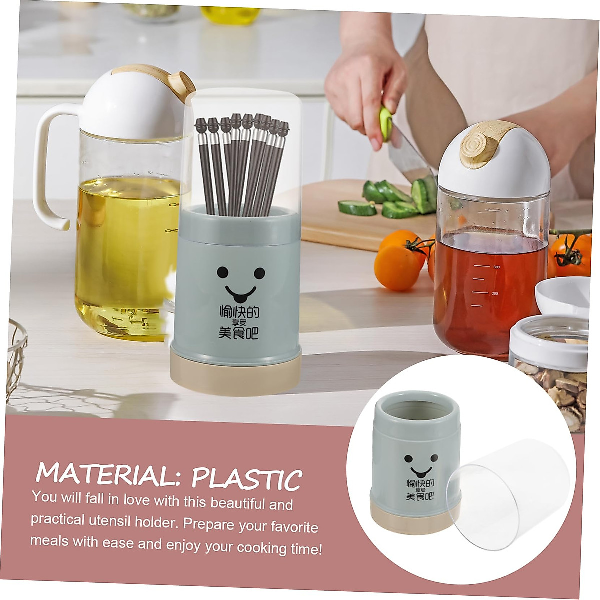 KJHBV 2pcs Chopstick Cage Kitchenware Pp Tableware