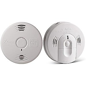 Kidde Smoke & Carbon Monoxide Detector, 10-Year Battery, Voice Alerts & Smoke & Carbon Monoxide Detector with Voice Alerts, Battery Powered, Combination Smoke & CO Alarm