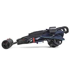 Delta Children LX Side by Side Stroller - with Recline, Storage & Compact Fold, Night Sky