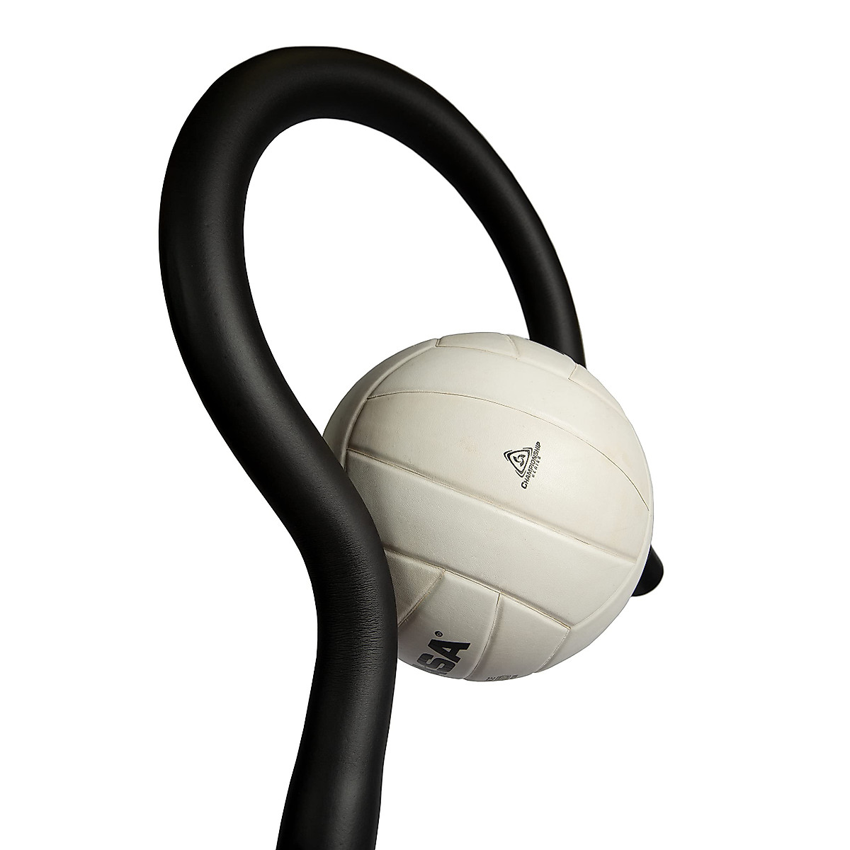 Tandem Sport Collapsible Spike Trainer - Volleyball Training Aid for Hitting Technique - Improve Hitting Placement - Volleyball Practice Equipment - Black