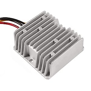 DC Voltage Reducer Converter, MELIFE Waterproof Automatic Buck Boost Converter DC-DC 8V-40V to 12V 6A 72W Step Down Up Power Supply Regulator Module Transformer