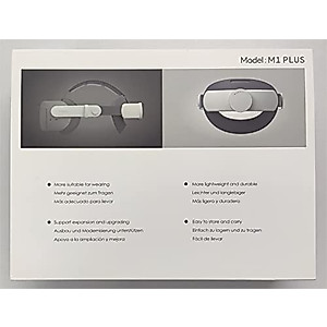 BOBOVR M1 Plus Head Strap Accessories,Compatible with Quest 2,Elite Strap for Enhanced Support and Lightweight Design,Replaceable Honeycomb Anti-Skid Pad