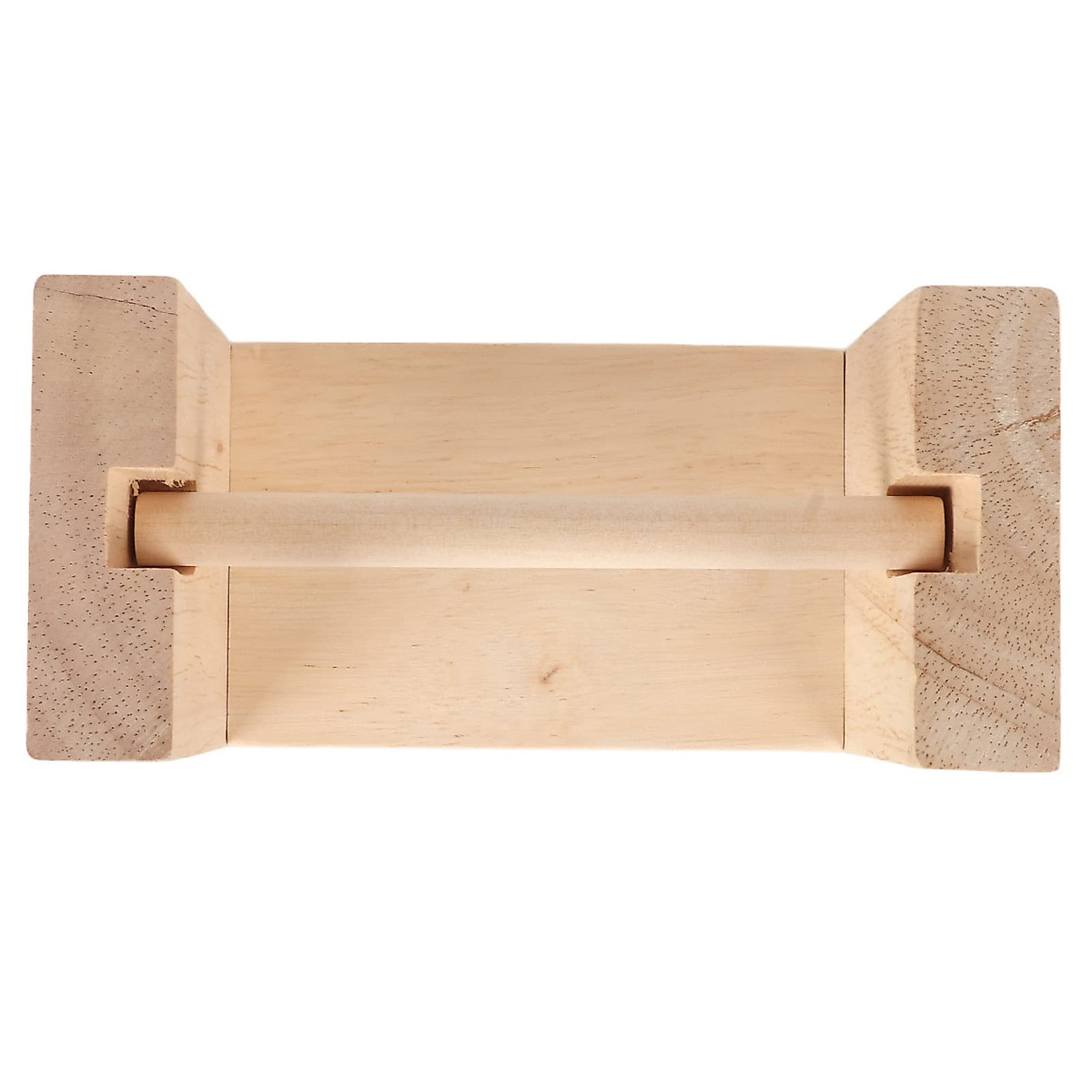 Shipenophy Crochet Yarn Holder, Solidwood Yarn Ball Holder Sturdy Durable Rotatable 5.1in Long Smoothing for Knitting