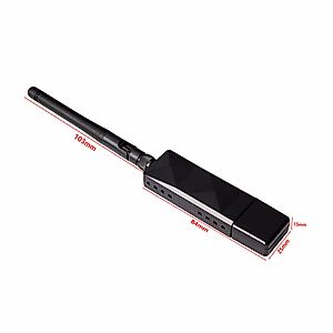 Dilwe AR9271 USB Adapter, NetCard Detachable 2DBI Antenna Adapter for TV/PC Desktop Laptop