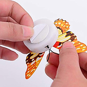 CactusAngui Night Light, Color Changing Cute Butterfly LED Night Light, Suitable for Bedroom, Bathroom, Toilet, Stairs, Kitchen, Hallway, Compact Nightlight, Warm White