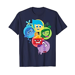 Disney Pixar Inside Out Simple Group Shot Graphic T-Shirt T-Shirt