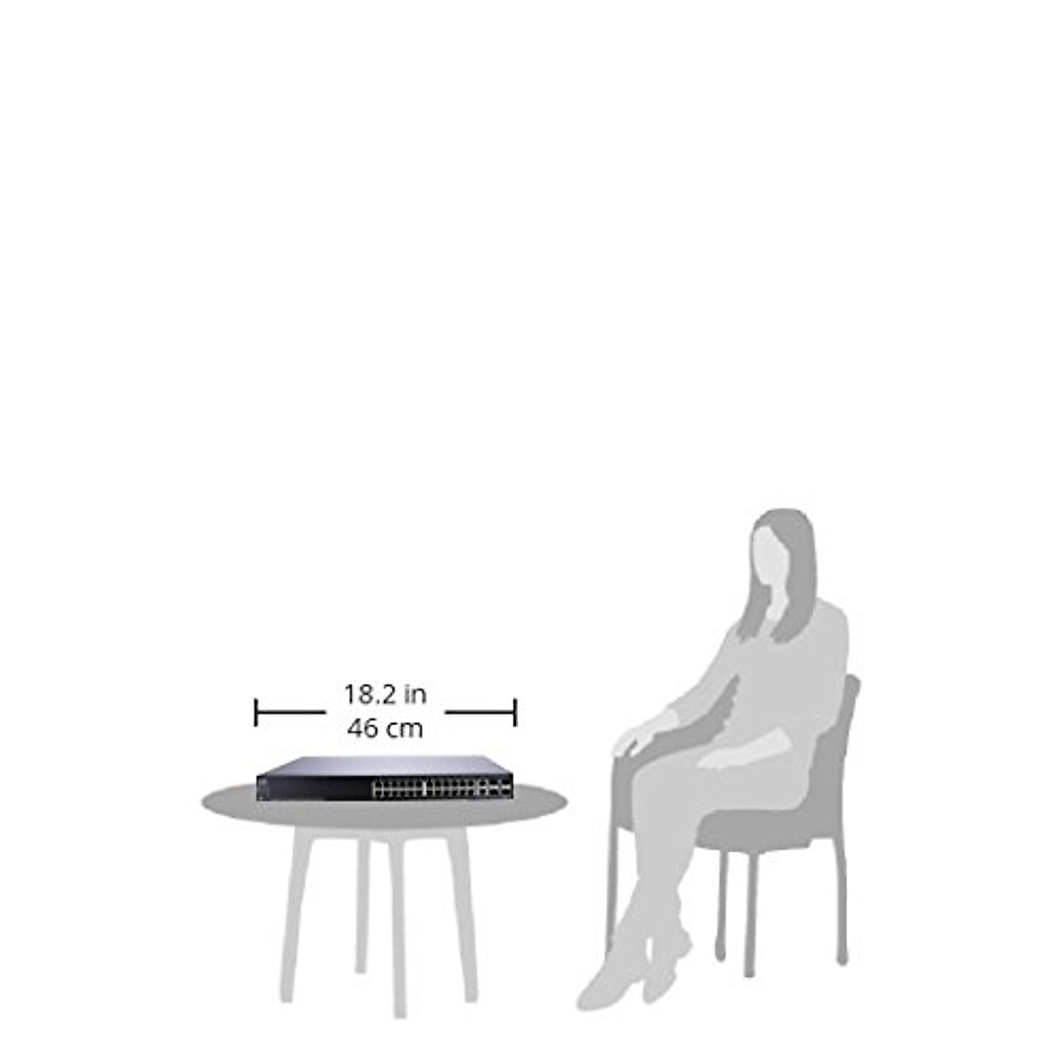 Cisco SG500-28P 28 Port Gigabit POE 500 Series Stackable Managed Switch