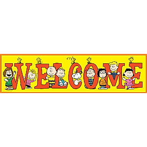 Eureka Peanuts Welcome Banner