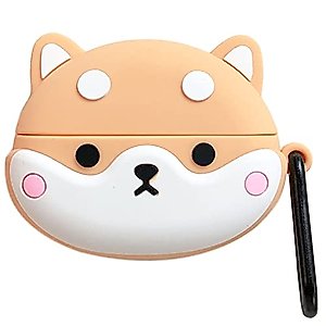 Compatible with for New 2022 Huawei Freebuds pro 2,Cute Cartoon Silicone Earphone Case with Keychain,Headphone Protective Case for Huawei Freebuds pro2 (Corgi)