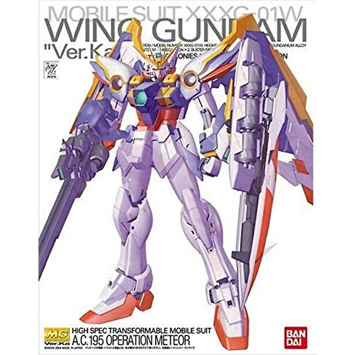Bandai Hobby Wing Gundam VER.Ka, Bandai Master Grade Action Figure (BAN123714)