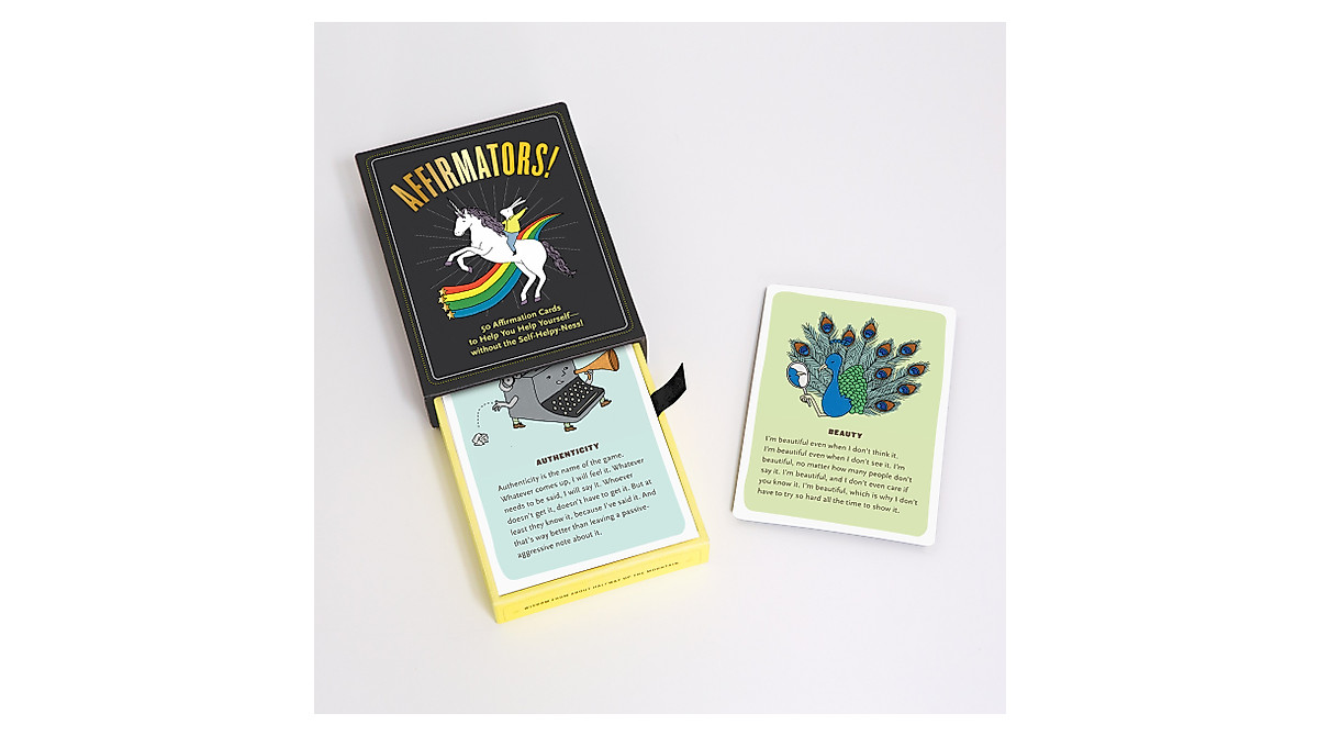 Affirmators! 50 Affirmation Cards Deck - Uplifting, Humorous Inspiration