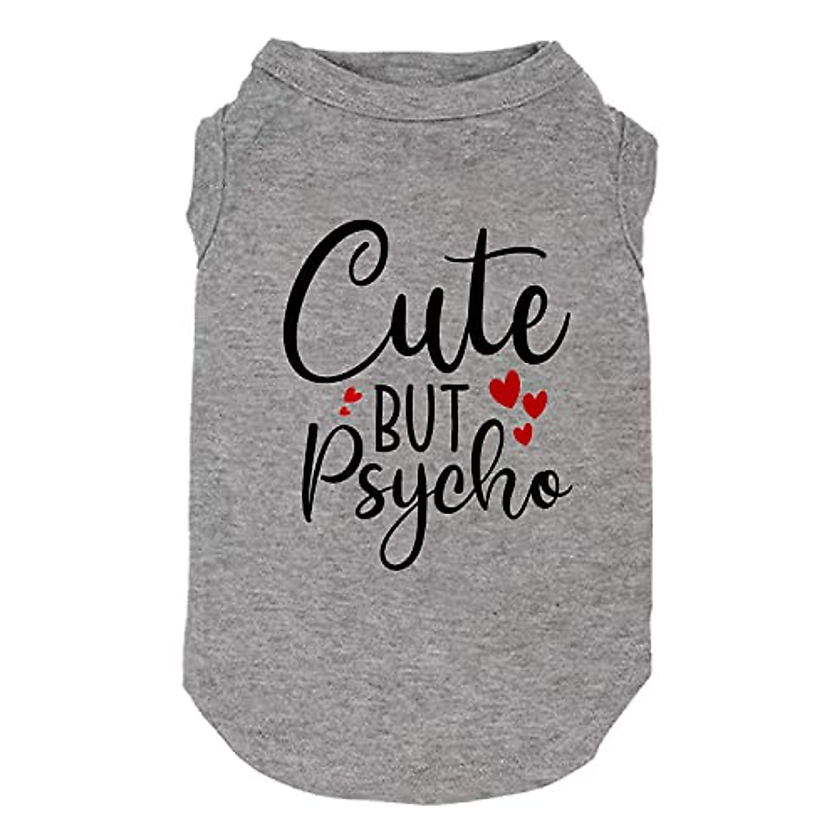 Dog Clothes Puppy T Shirt Vest Soft and Light-Weight for Small Large Dogs with 'Bitches Love ME' Slogan Prining Pet Apparel(X-Large,SG-Grey01)