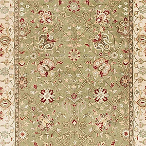 SAFAVIEH Antiquity Collection 8'3" x 11' Sage AT21D Handmade Traditional Oriental Premium Wool Area Rug
