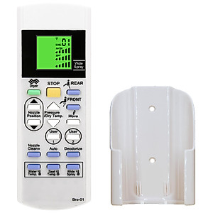 XIVUE Replacement Remote Control for Brondell Bidet Toilet Seat Swash S900 (Also Work with S1400 S1200 S1000 S300 CL825) with Mounting Bracket, White, B620240102B03(Bro-01_zhijia)