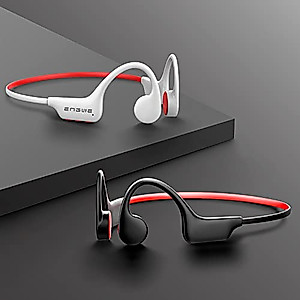 ENGWE Bone Conduction Headphones, Wireless Bluetooth Bone Conducting Earbuds with 16 GB Storage, Long Battery Life, IP68 Waterproof, Open Ear Headset with Mic, for Jogging, Cycling, Hiking