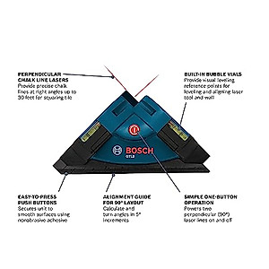 BOSCH Laser Level and Square GTL2 , Black