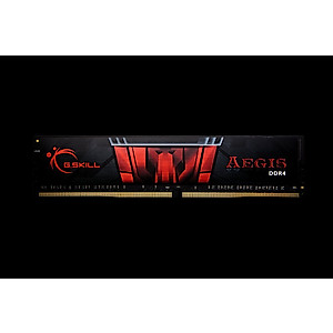 G.SKILL AEGIS Series (Intel XMP) DDR4 RAM 16GB (2x8GB) 3000MT/s CL16-18-18-38 1.35V Desktop Computer Memory UDIMM (F4-3000C16D-16GISB)