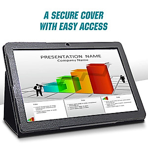 CWOWDEFU 10 Inch Tablet with Case Included, Android Tablet 3GB RAM 32GB Touchscreen Tablette Computer WiFi Tabletas 10.1 inch Tablet Kids (Black)