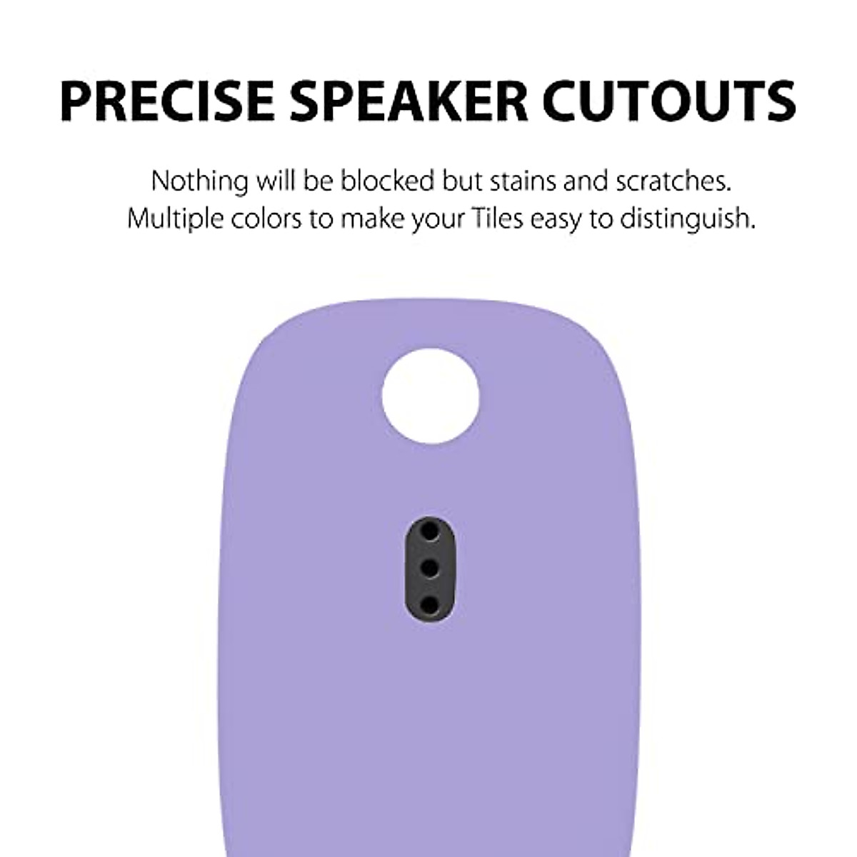 Silicone Case for Tile Pro 2022 with Keychains, 2 Pack Anti-Scratch Protective Cover with Carabiner (Pink/Purple)