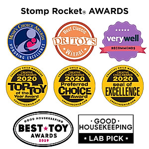 Stomp Racers Air Powered Race Cars by Stomp Rocket, 2 Car Racer Pack - Dueling Stomp Racers Toy Car Launcher - Fun Backyard & Outdoor Multi-Player Kids Toys Gifts for Boys, Girls & Toddlers