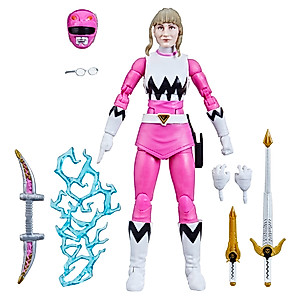 Power Rangers Lightning Collection Lost Galaxy Pink Ranger 6-Inch Premium Collectible Action Figure Toy with Accessories, Kids Ages 4 and Up