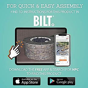 Hearth Product Control 42" Round Flat Pan 120 VAC Fire Pit Insert - NG