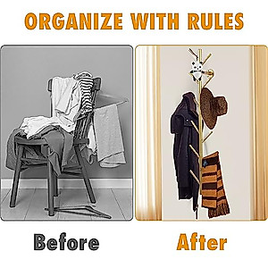 SHENGTIAN 39.37in Gold Metal Tree Branch Wall Mounted Coat Rack, Hat Tree For Wall,Purse Rack With 11 Hooks, Space Saving And Easy Installation, Suitable For Living Room, Bedroom (Gold-Y)