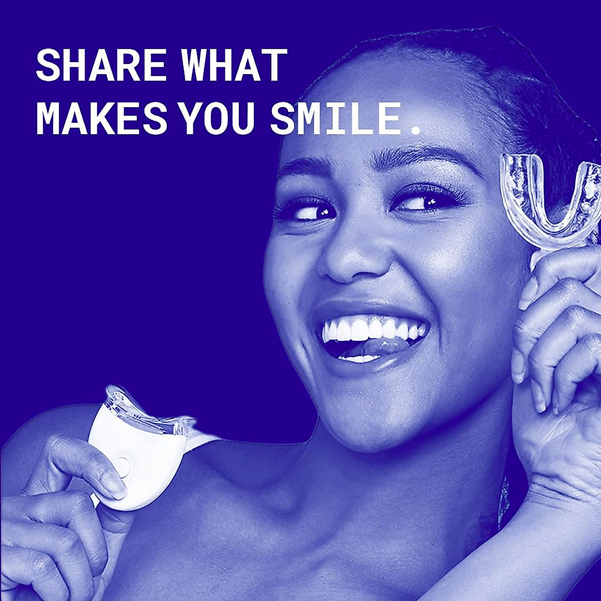 Active Wow 24k White Premium Teeth Whitening Kit - LED Teeth Whitening Kit, Teeth Whitening Light, Fluoride Free, Teeth Whitening Kit with LED Light - Mint Flavor, 30 Treatments