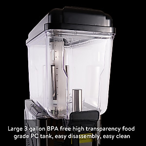 Royal-Kincool Corolla-2S Double 3.2 Gallon Bowl Refrigerated Juice Dispensers Beverage Dispenser Ice Tea Drink Machine Equipped with Thermostat Controller for Restaurant Hotel Party, 24L, Black, 120V