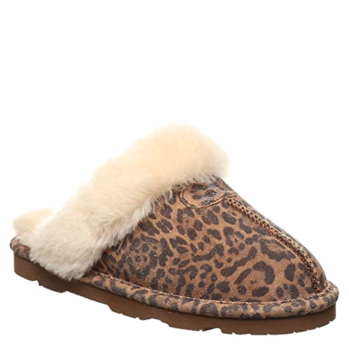 BEARPAW Women's Loki Exotic Leopard Size 7 | Women's Slippers | Women's Shoes | Comfortable & Light-Weight