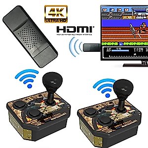 Handheld Game Console, Plug and Play Wireless Video Retro Game Console HDMI Output TV Stick,2 Wireless Joysticks Controllers, Best Gifts Choice for Kids, Children,Adults