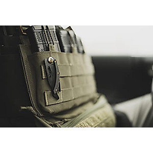 Smith & Wesson Multi-Tool 5.5in Stainless Steel Folding Knife with 2in Drop Point Blade and S.S. Handle for Outdoor, Tactical, Survival and EDC,Black/Gold