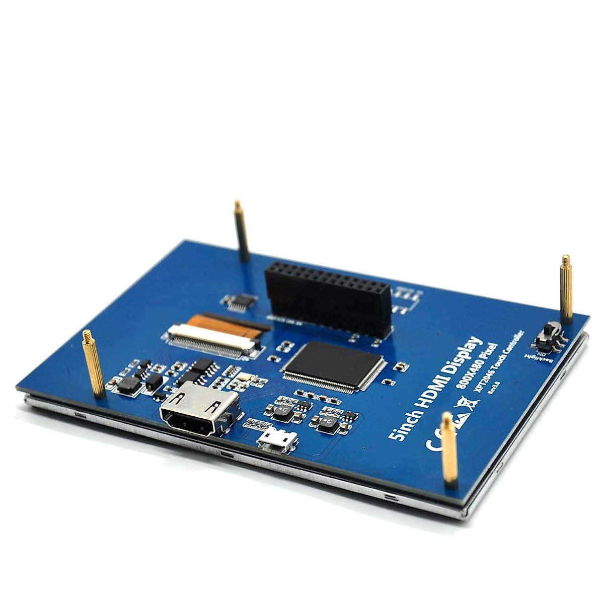 Padarsey 5 inch Touch Screen 800x480 TFT LCD Display HDMI Interface Supports Raspberry Pi 2B 3B 3B+ BB Black, Banana Pi Windows 10 8 7
