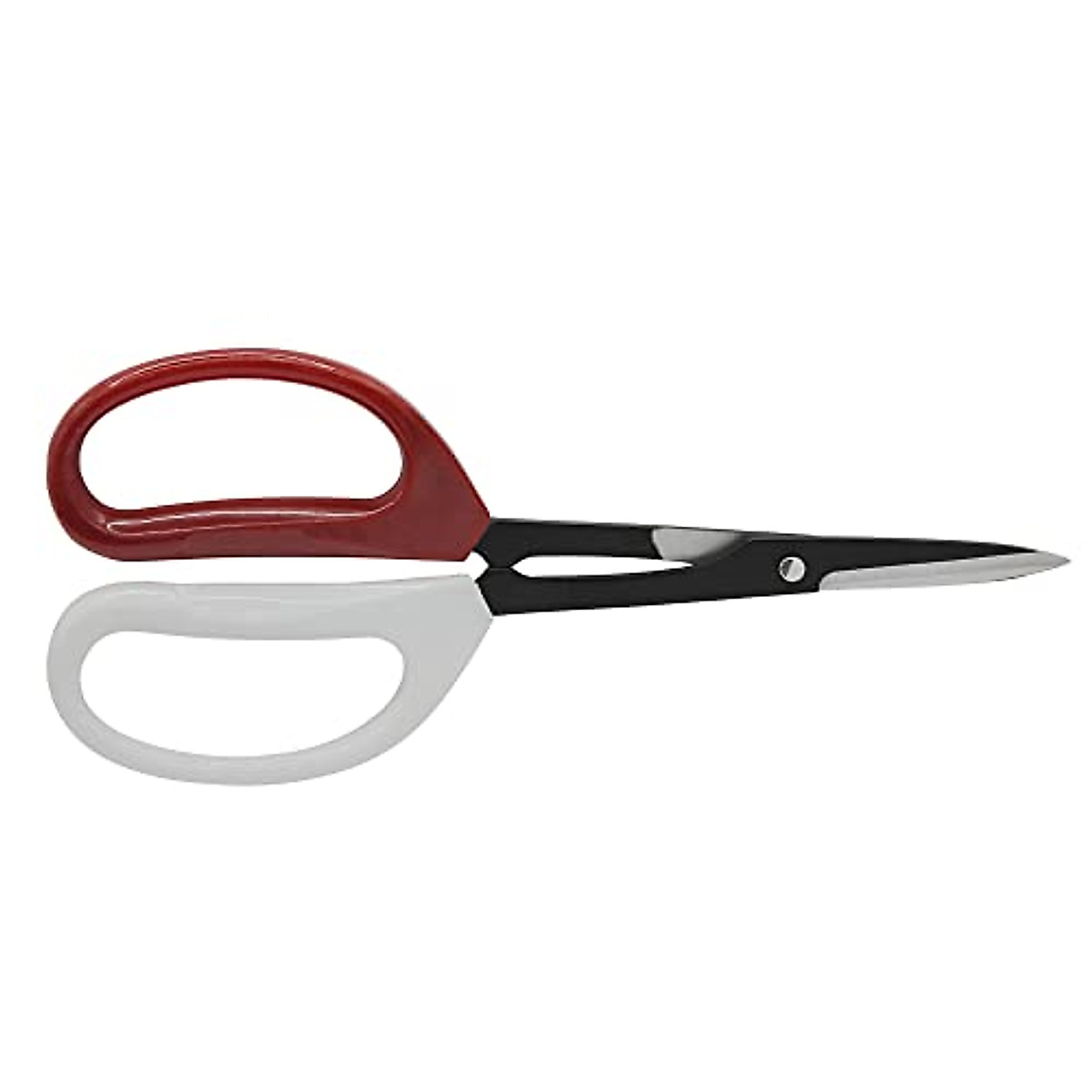 8" Bonsai Cutter Pruning Shear tool used for Gardening, Arranging Flowers, Trimming Plants, Branches, Stainless Steel Red White Handles